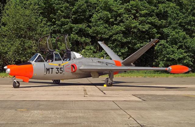 The French CM.170 trainer, which can be used for ground combat, is ...