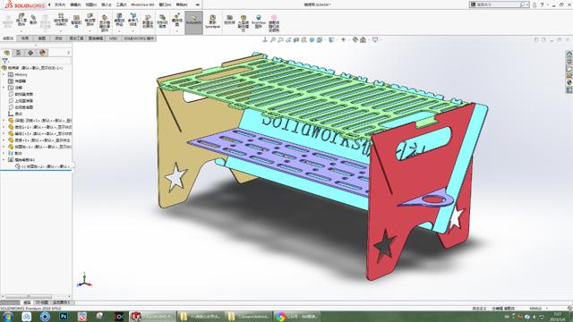 Use SolidWorks to draw a detachable grill based on CAD files - iNEWS