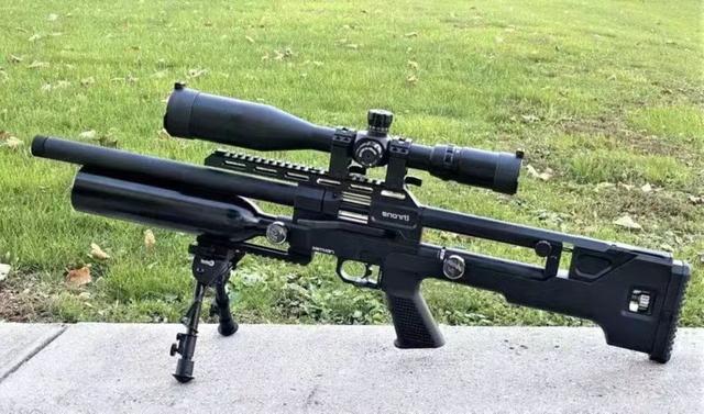 The muzzle velocity is 310 meters per second, and the barrel of ...