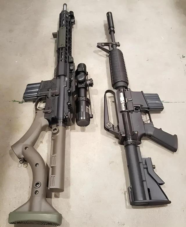 AR-15 automatic rifle, from military to civilian, the perfect example ...