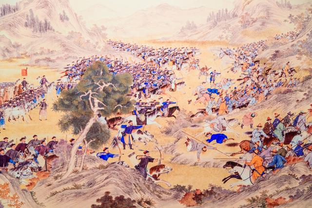 In the early Qing Dynasty, the army was used for years, and the ...