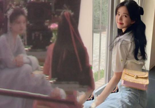 Zhao Lusi made her first appearance after the blockade! Wearing ancient ...