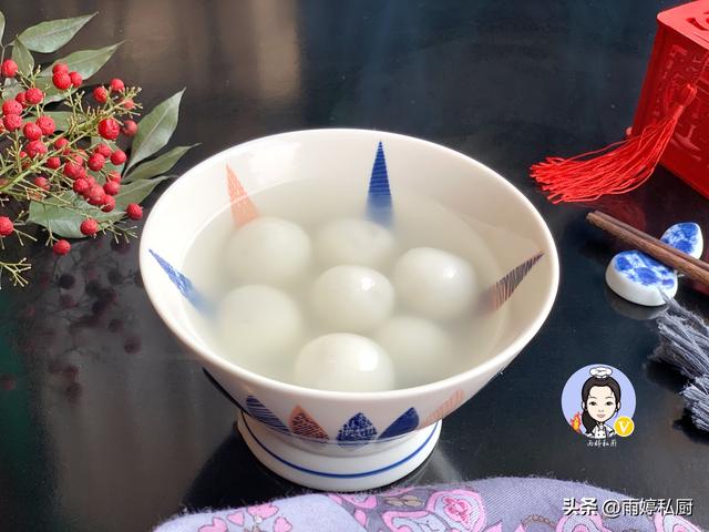 Homemade "glutinous rice balls" are actually very simple, and the skill ...