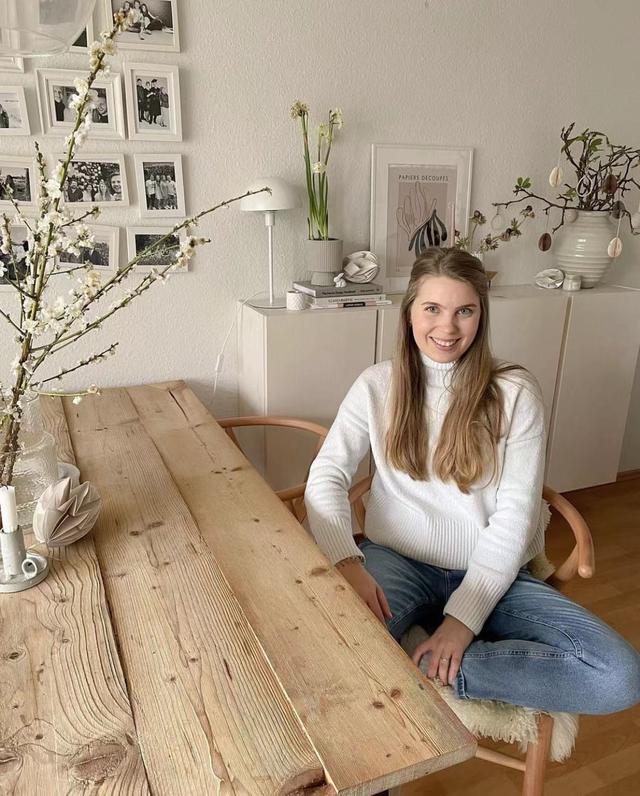 The home of a 25-year-old German bride-to-be, the whole house is simply ...