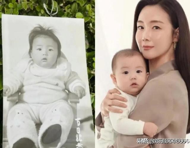 The goddess Cui Zhiyou's childhood photos are rarely released. She is a ...