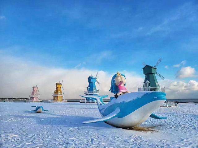 Weihai Rushan Silver Beach Coastal Snow Scene - iNEWS
