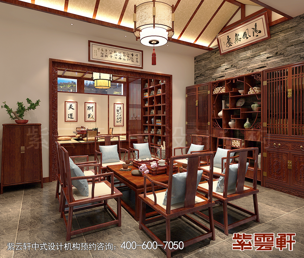New Chinese Design of Private Manor | Elegant and Quiet to Beautiful ...