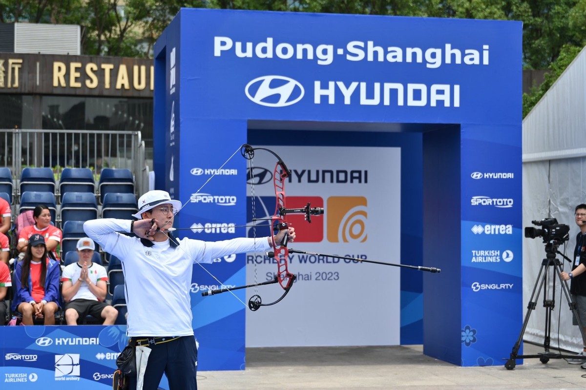 The archers show their talents with bright arrows! 2023 Hyundai Archery ...