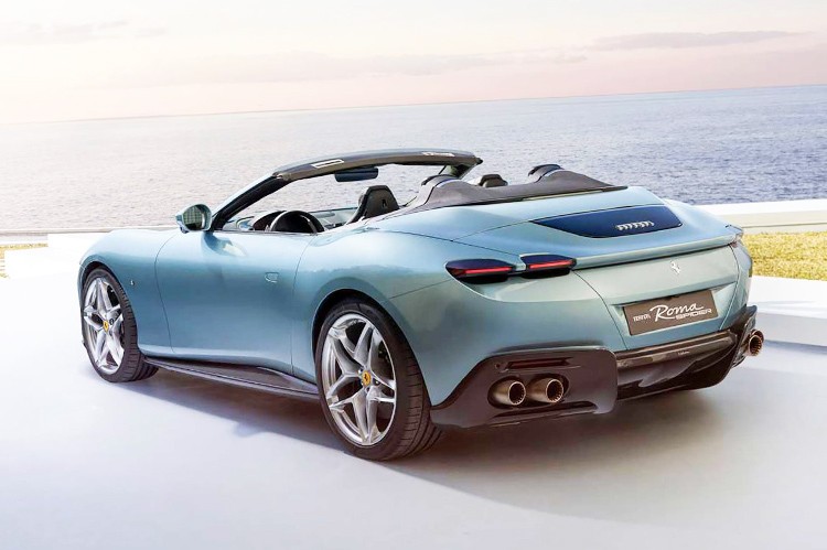 Just greedy for its body! The Ferrari Roma convertible version is here ...