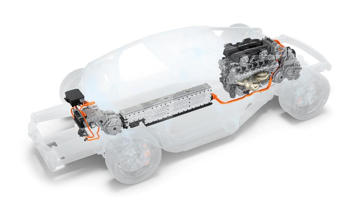 Lamborghini Revuelto's new big cow, 12-cylinder engine exposed, pure ...