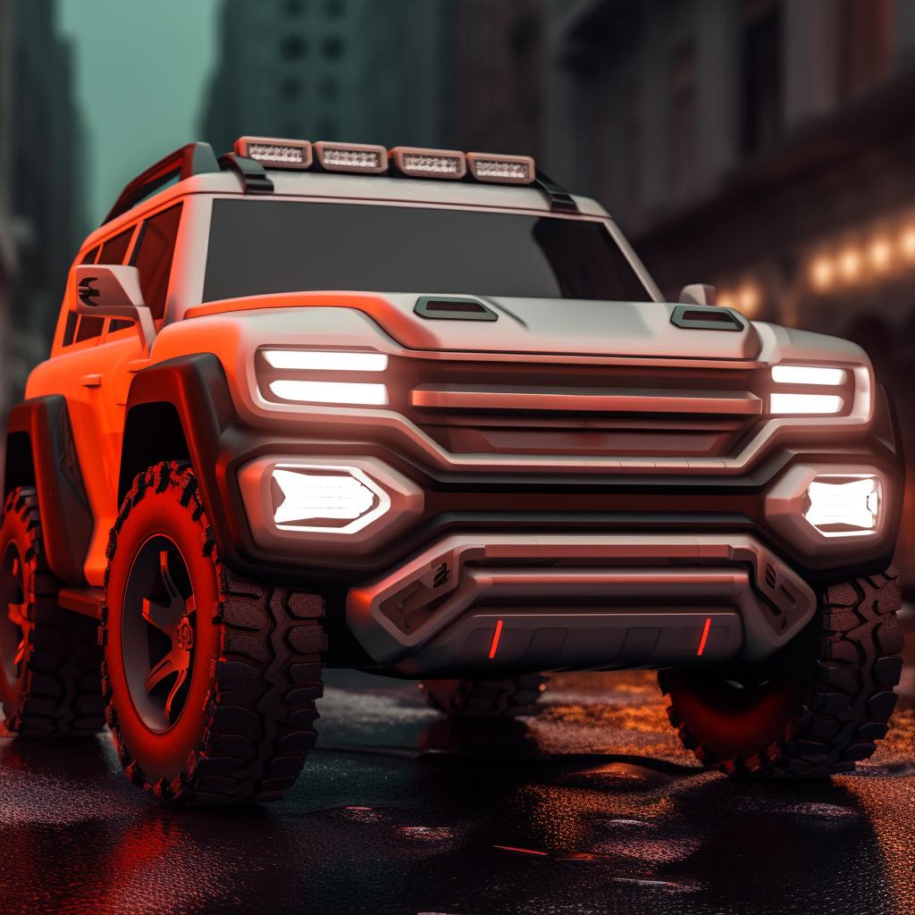 New April Works Series 3 of Automobile R&D Department--Large off-road ...