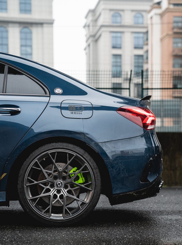 Small steel guns in performance, Mercedes-Benz A35L forged wheels ...