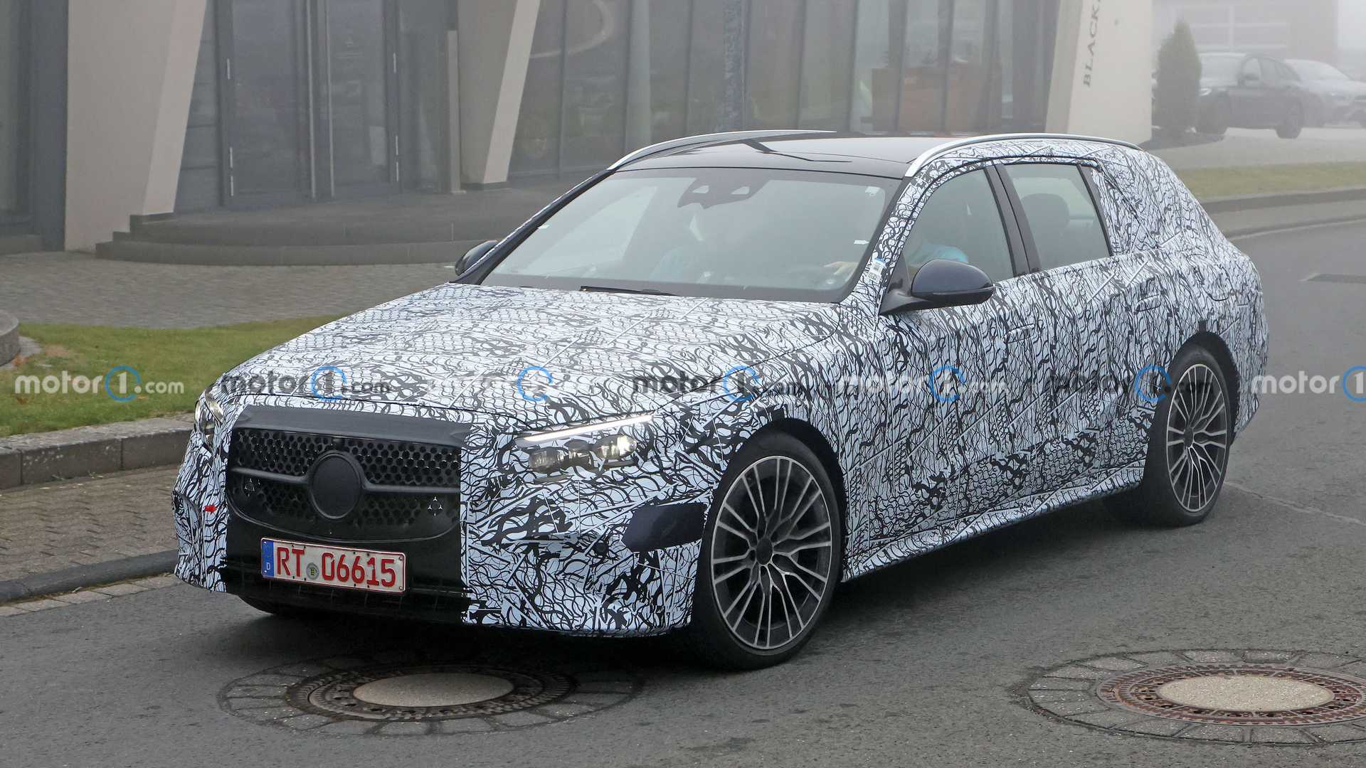 Spy photos of new Mercedes-Benz E-Class travel version will be released ...