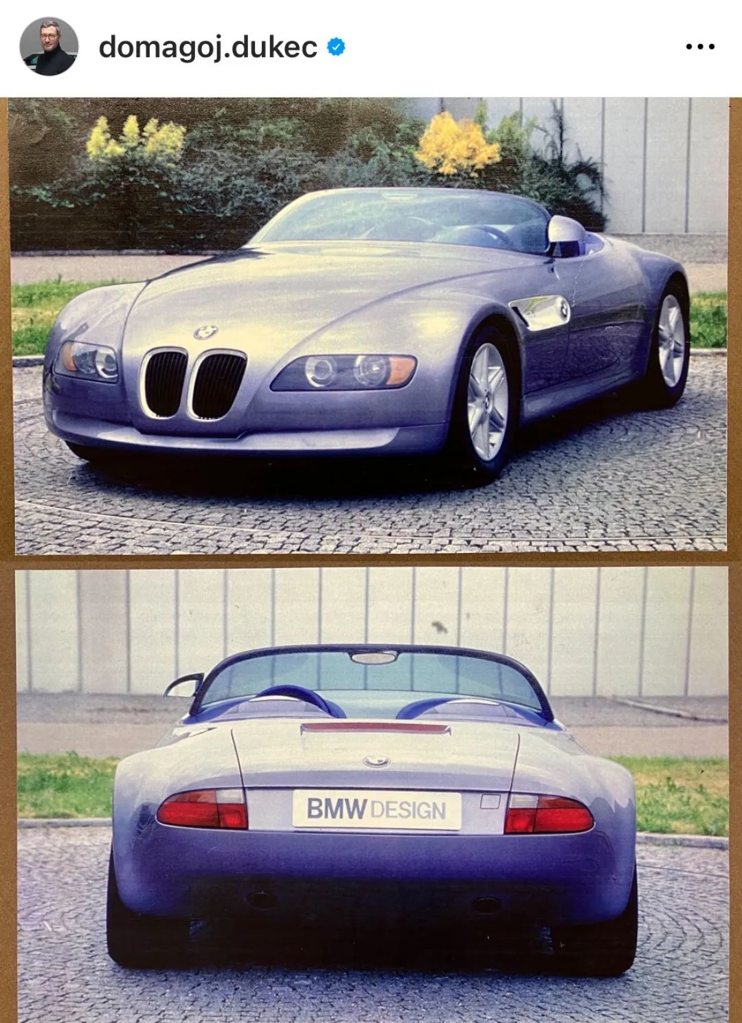 Looking back on the design drawings and models of the BMW Z3 in the ...