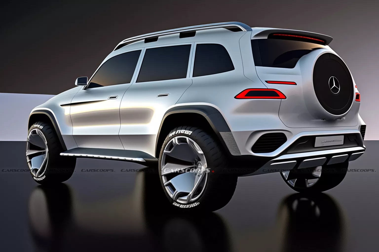 The imaginary map of the brand-new Mercedes-Benz hardcore SUV has a ...