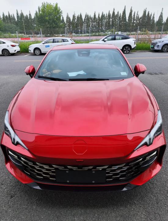 Pretty red!MG7 real car is exposed again, domestic coupe ceiling? - iNEWS