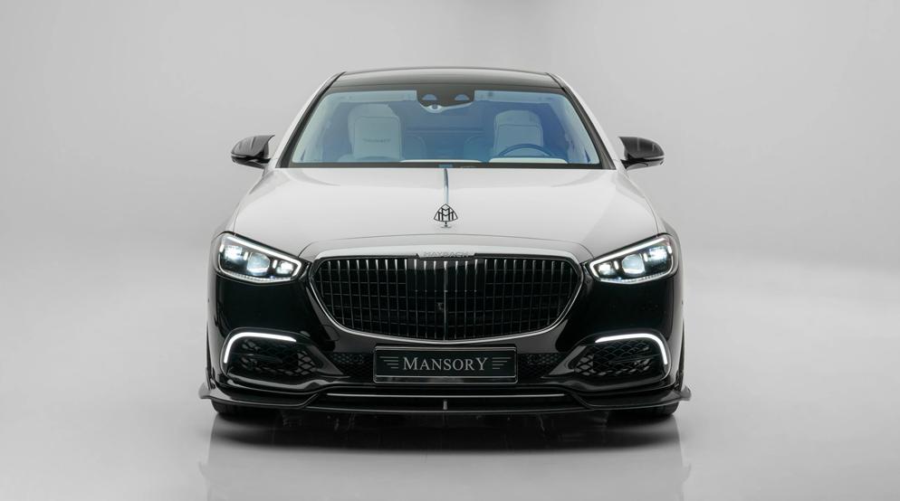 Panda color matching +720 horses!The Mansory Maybach S-Class is full of ...