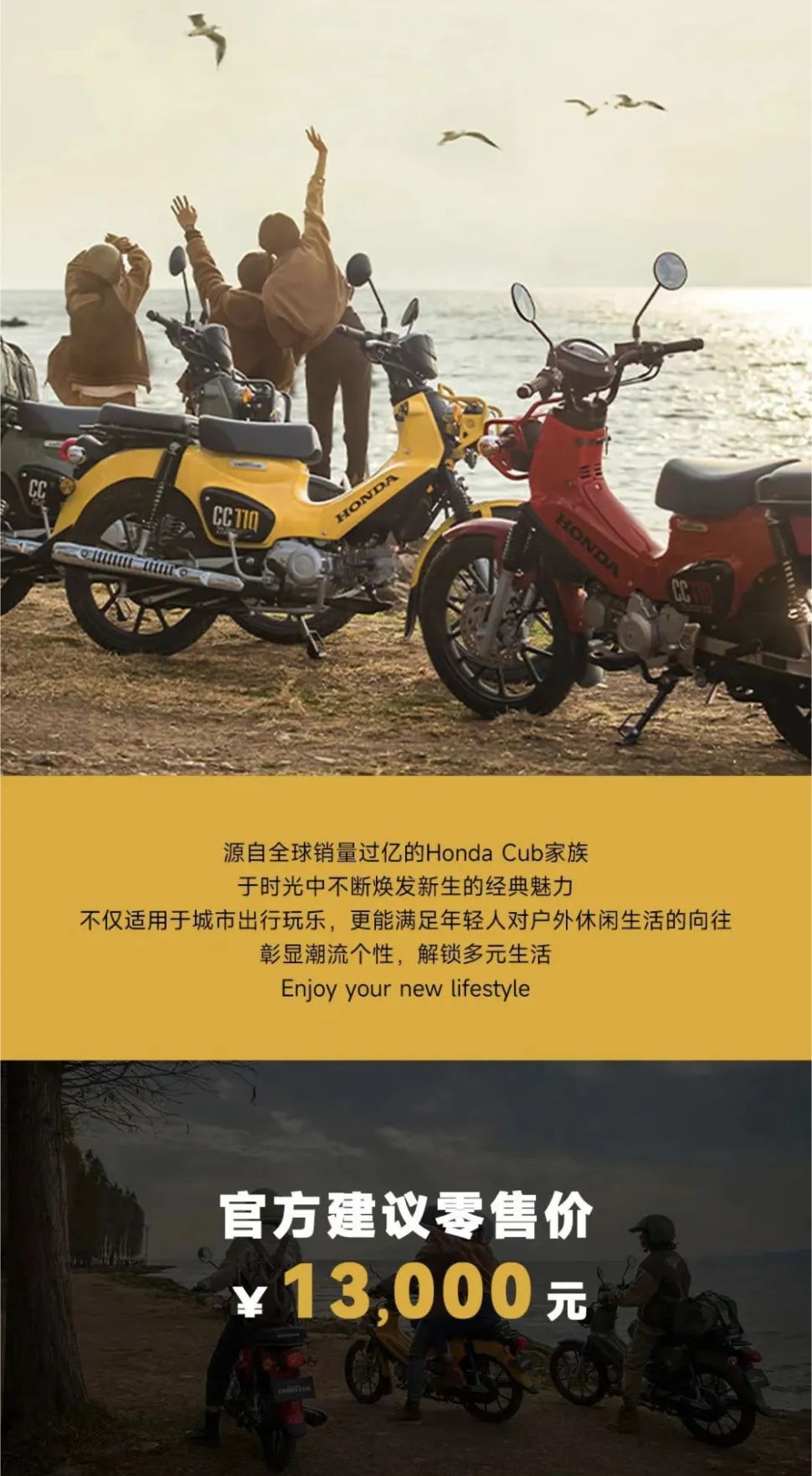 Honda Cub CC110 actually only needs 1.3W - iMedia