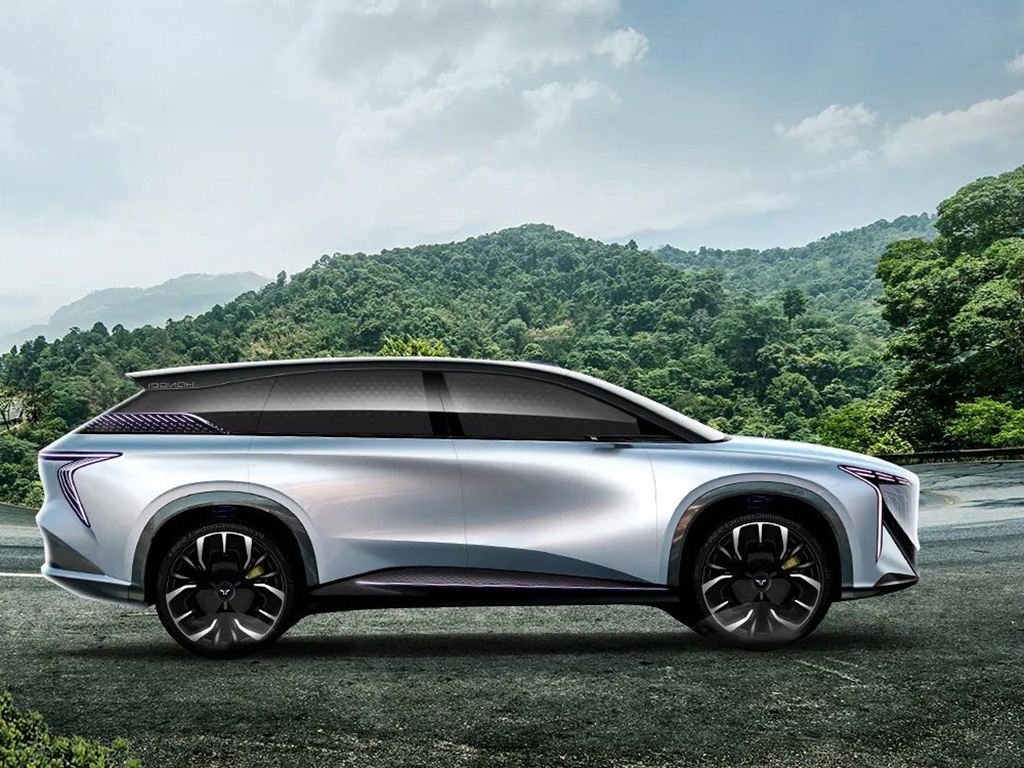 Hongqi's new medium and large new energy SUV official image released ...