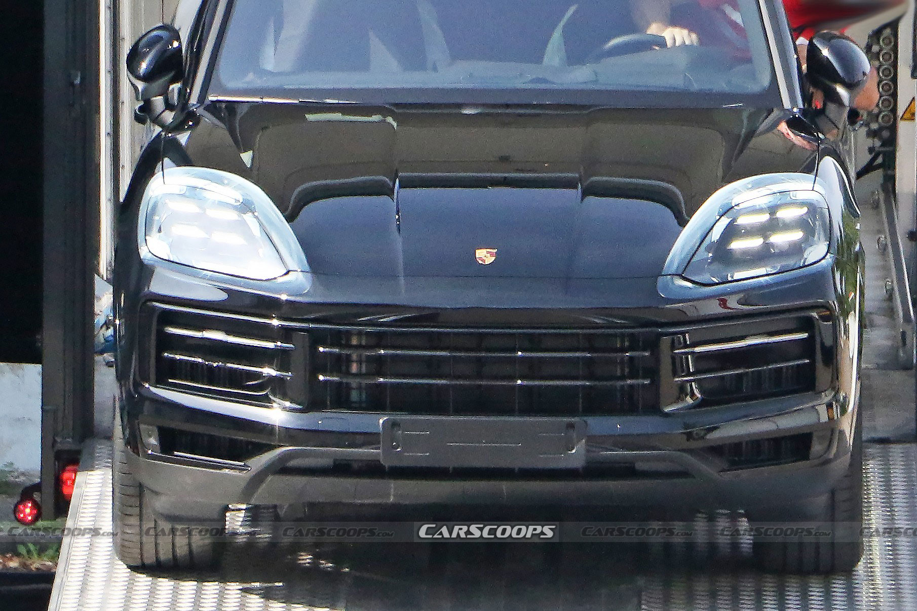 Appearance design is basically clear, mid-term facelift Porsche Cayenne ...