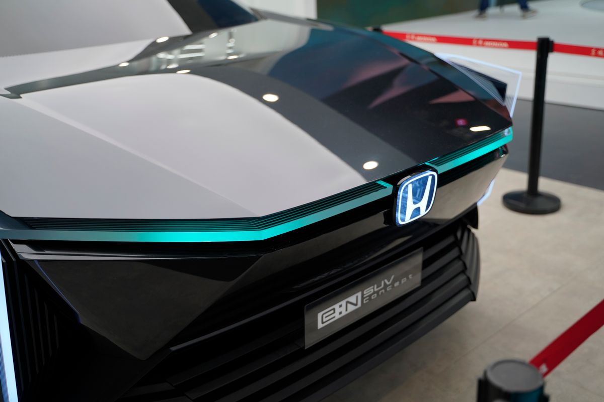 Honda e:N SUV concept car exposed for the first time, the exterior ...