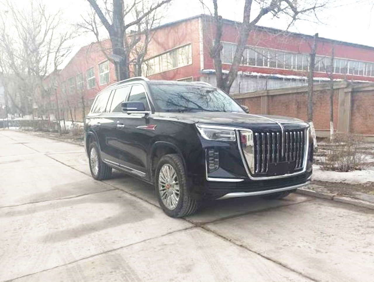 Hongqi LS7 declaration image exposed, very aura, the car is close to 5 ...