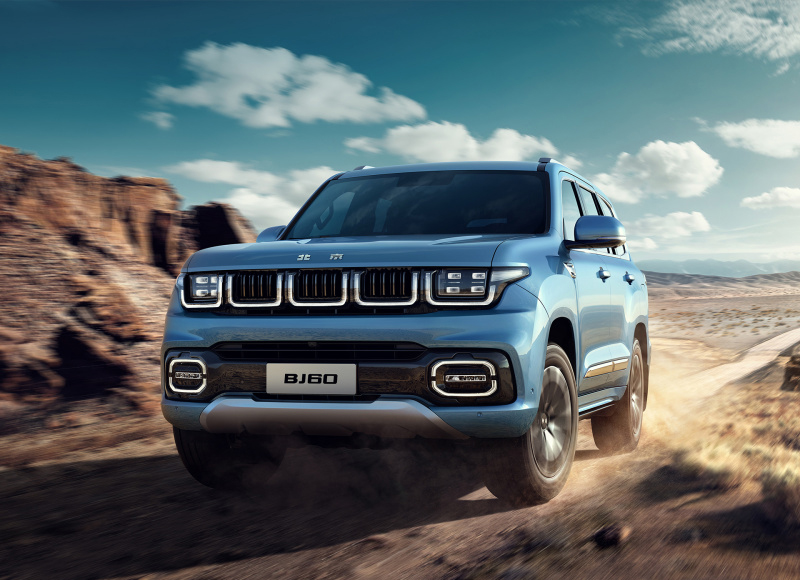 Beijing BJ60 official map released, this hard-core SUV with a length of ...