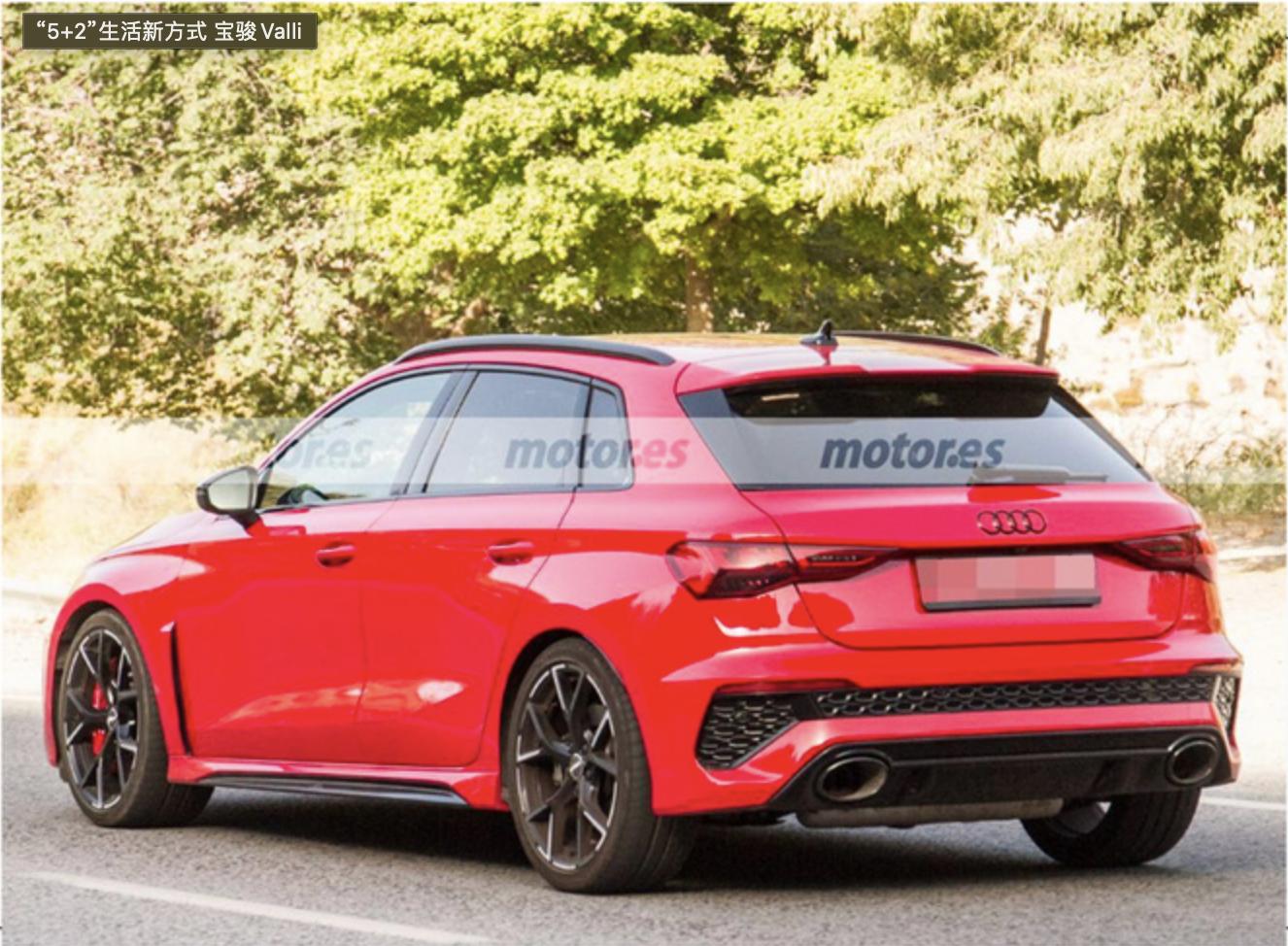 The new Audi RS3 road real shots are exposed, still the small steel gun ...