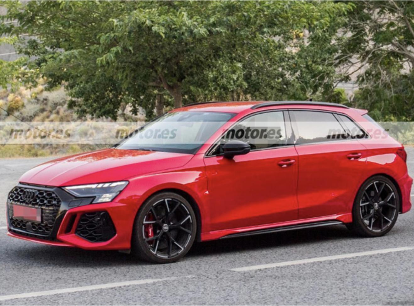 The new Audi RS3 road real shots are exposed, still the small steel gun ...