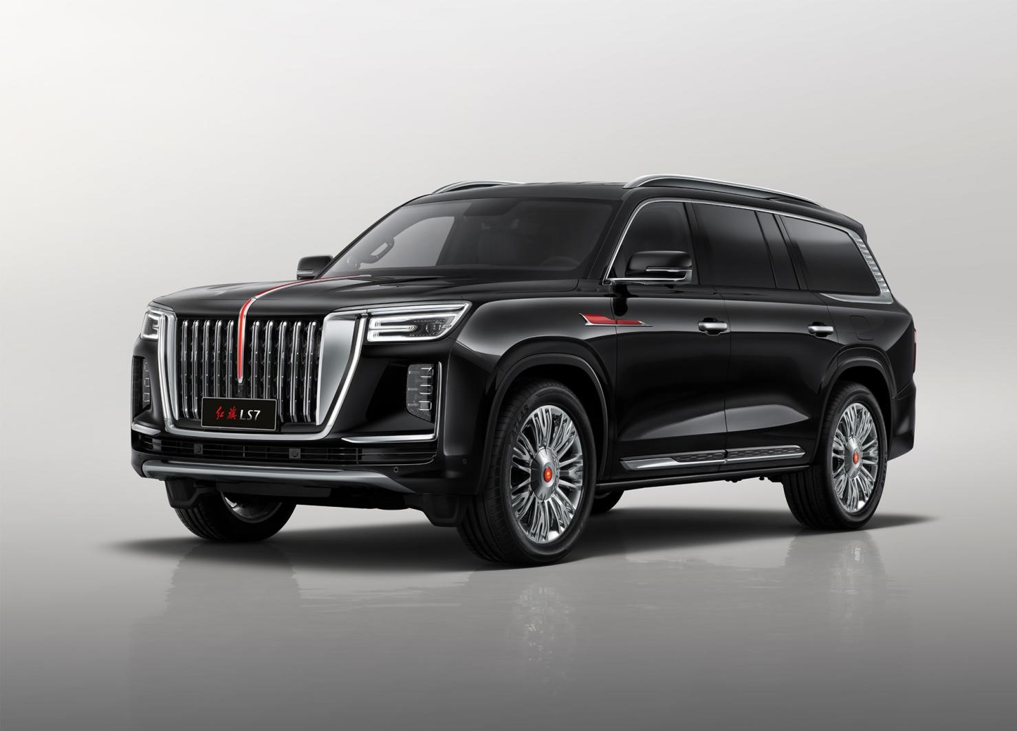 Hongqi LS7 official map released with 4.0T V8 engine size exceeds ...
