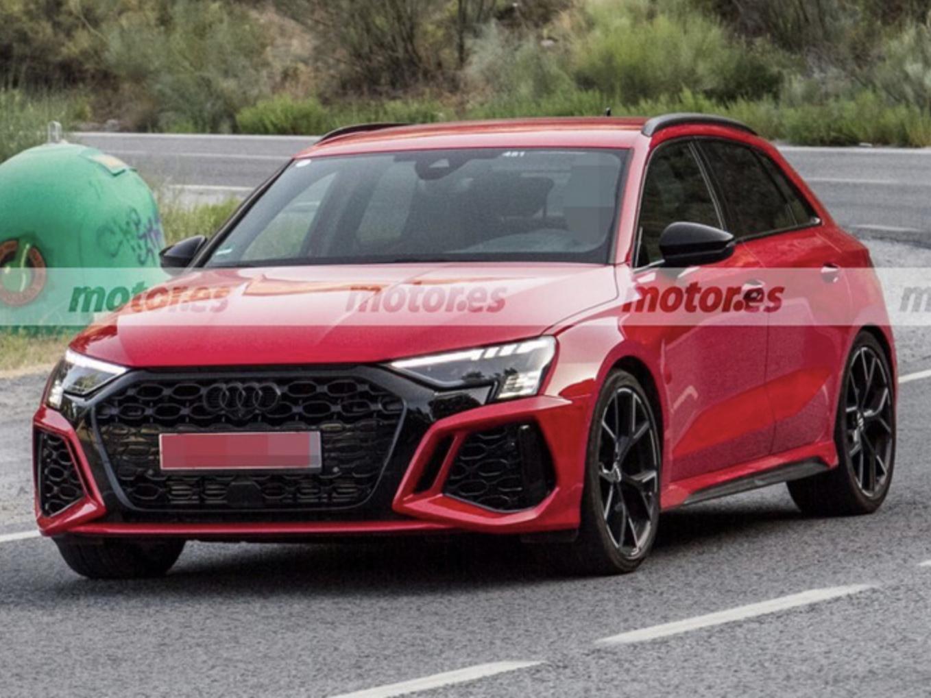 The new Audi RS3 road real shots are exposed, still the small steel gun ...