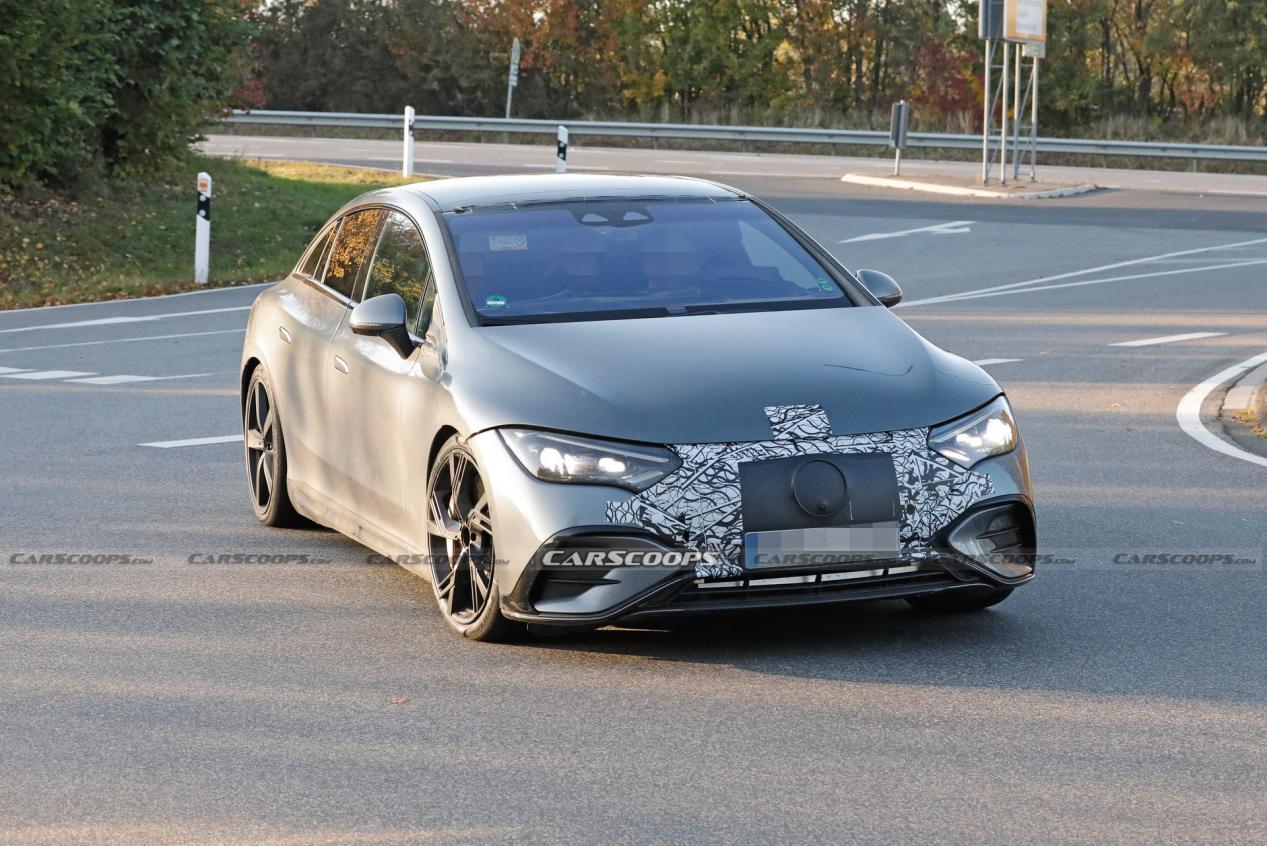 Mercedes-Benz AMG EQE 53 spy photos exposed, torque can exceed 1000N•m ...