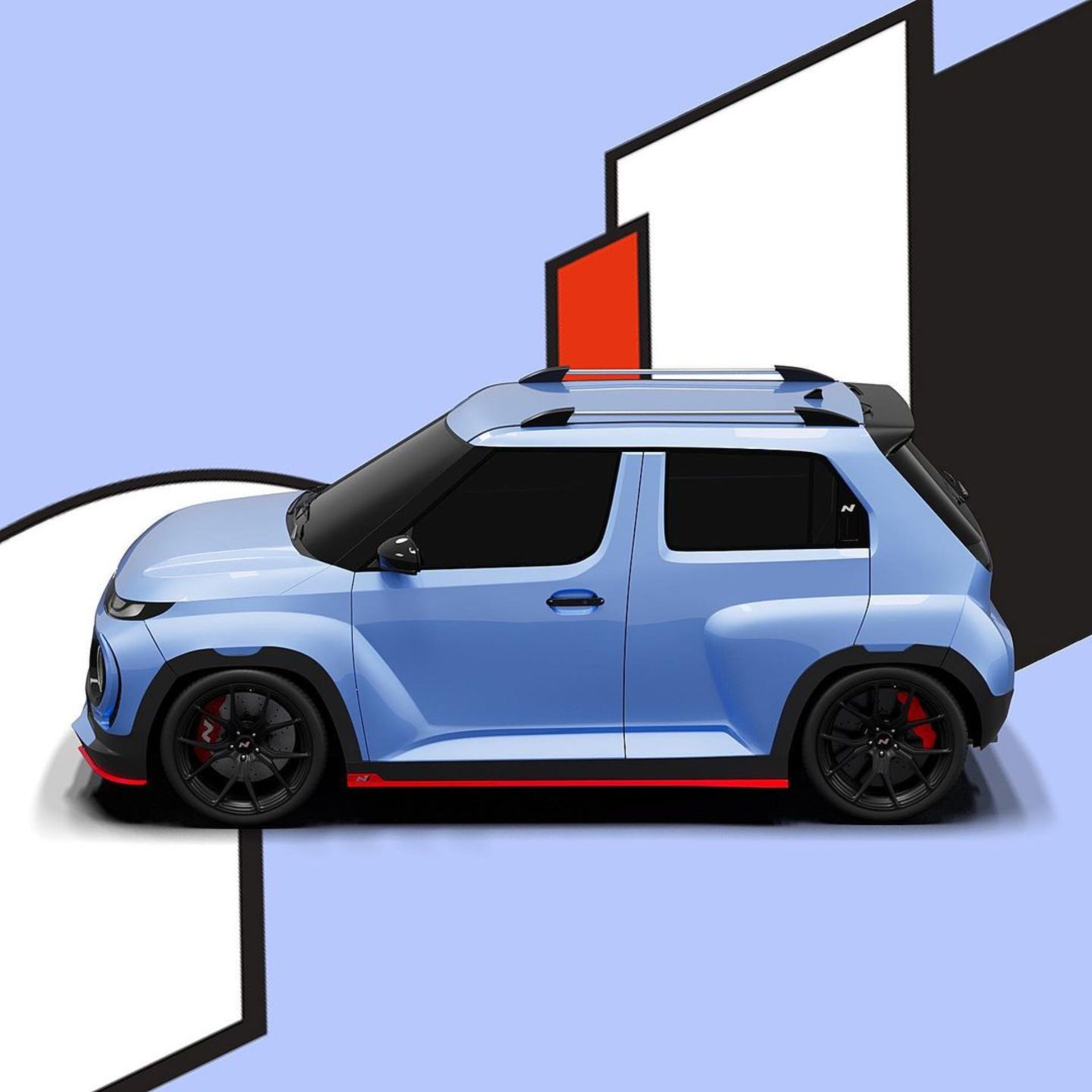 It's purely fictitious, but we like it, the rendering of the modern ...