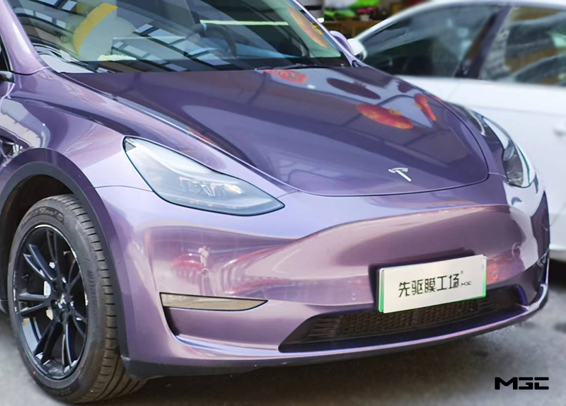 Model Y Metal Midnight Purple Color Change Tesla Retrofit Electric ...