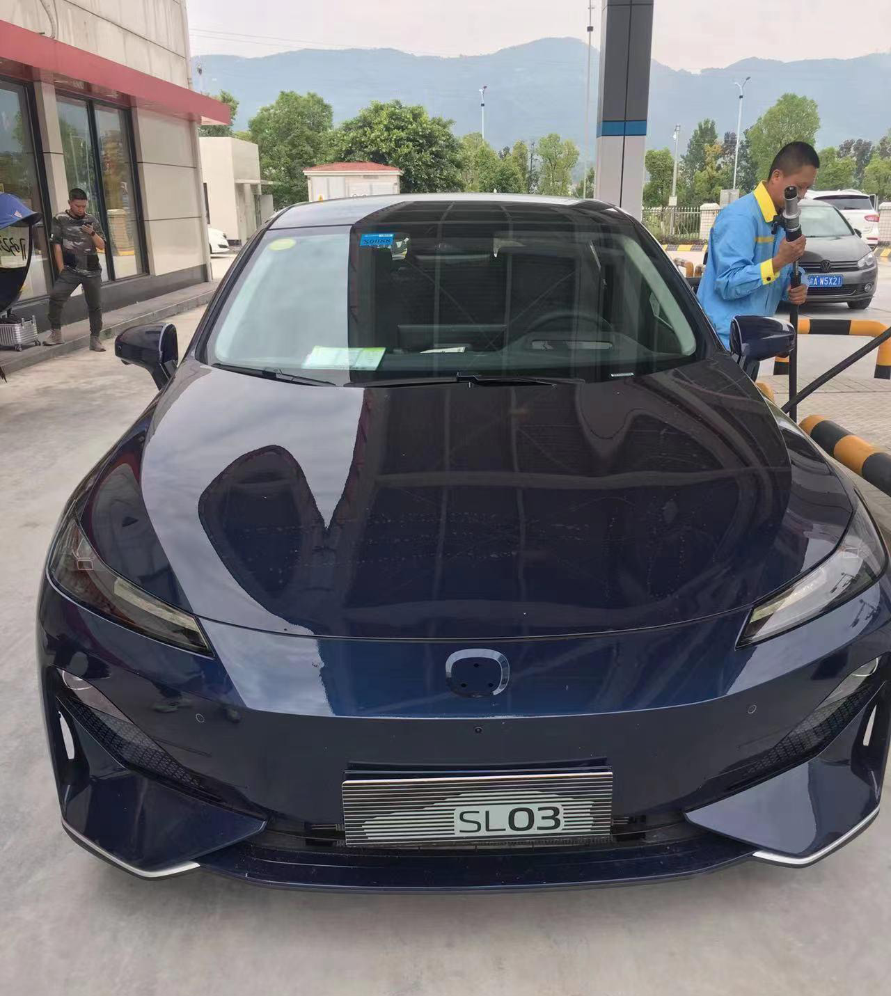 Simultaneous testing, Changan Deep Blue SL03 hydrogen fuel cell version ...