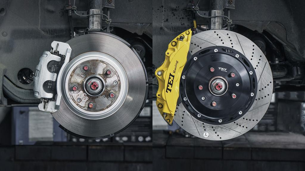 The difference between the original single-piston and multi-piston ...