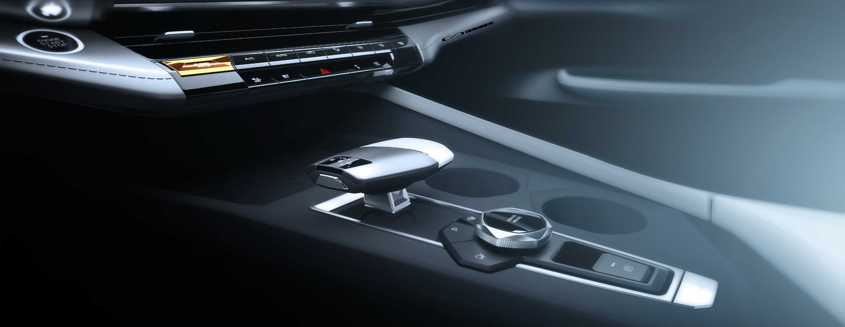 The interior design drawing of Changan UNI-V is released. The interior ...