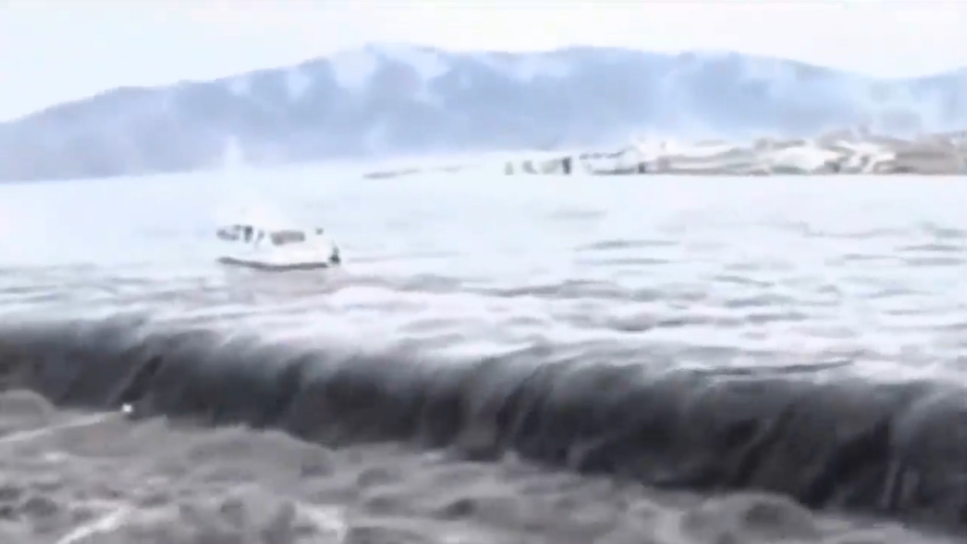 The highest tsunami recorded by mankind is as high as 524 meters ...