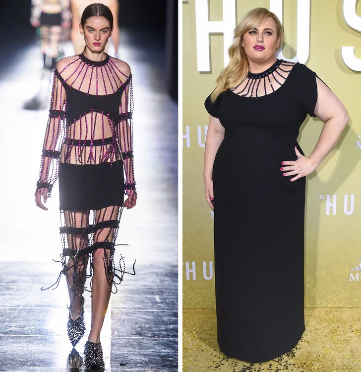 15 famous female celebrities wore high fashion redesigned and produced ...