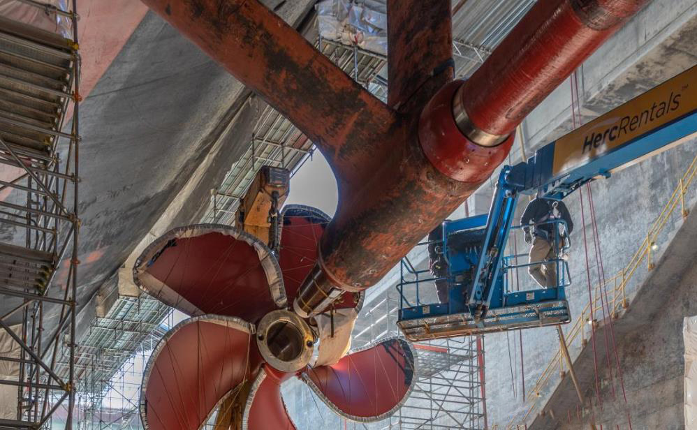 China has built the world's largest propeller with a diameter of 12 ...