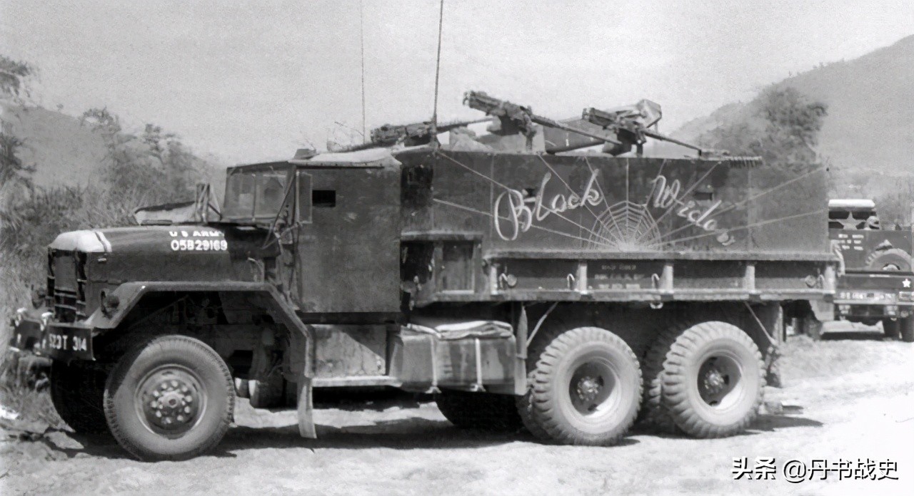 Vietnam War US Army M54 "King Cobra" 5-ton armed truck, equipment ...