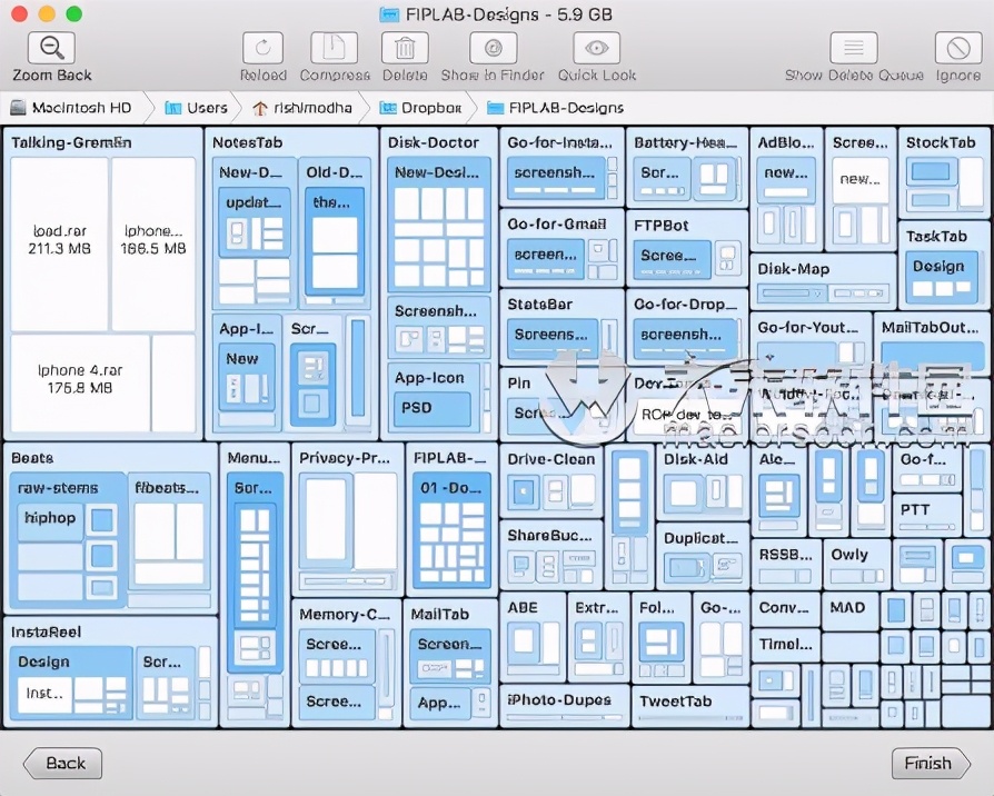 Mac硬盤可視化工具：Disk Map for Mac - 頭條匯