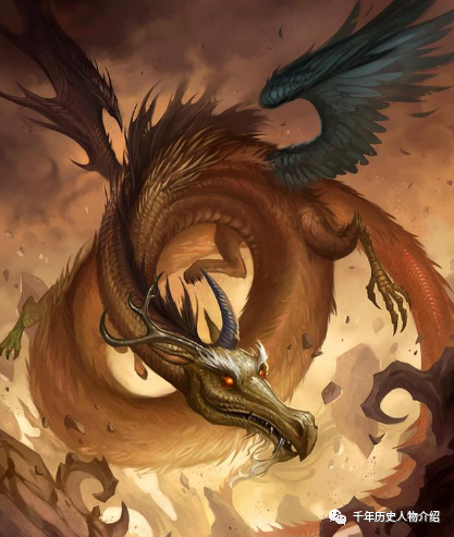 The true dragon in Chinese tradition and the ancestor of the dragon ...