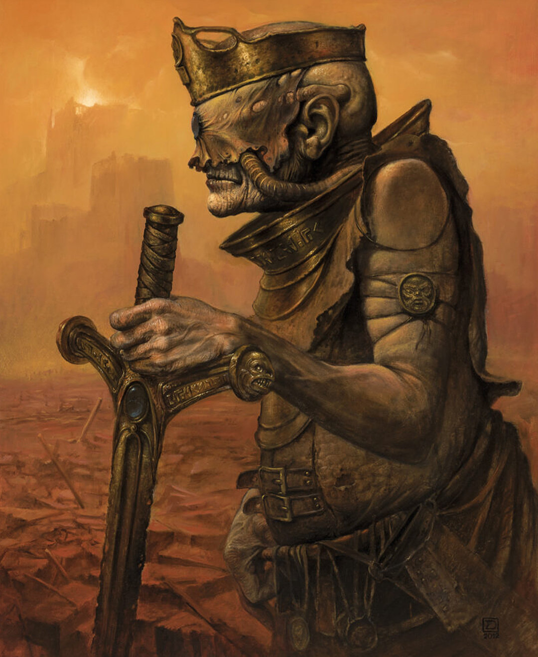 The fantasy artist Zavatsky drew the weird and weird apocalyptic scenes ...