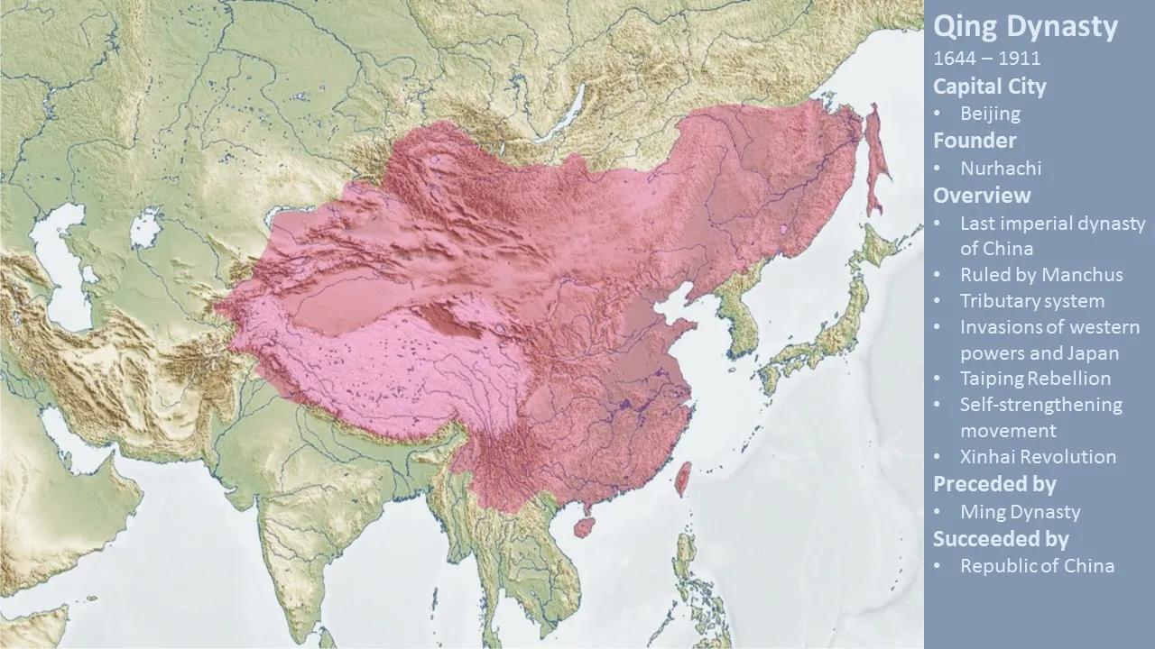 Different versions of the territory map of the Qing Dynasty - iNEWS