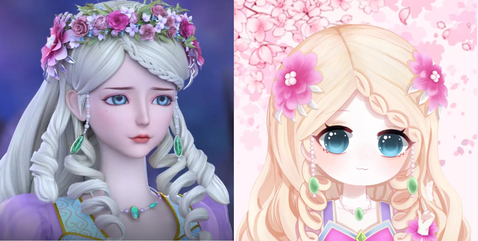 Ye Luoli: The new Q version portrait of Fairy Ye Luoli, the ice ...