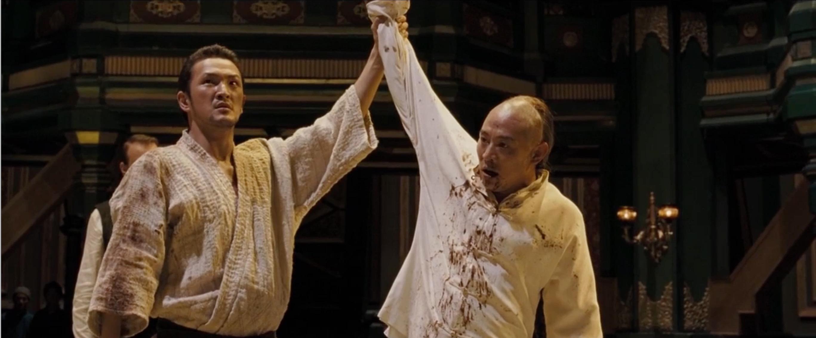 In "Fearless", why did the Japanese samurai Tanaka let Fearless win ...