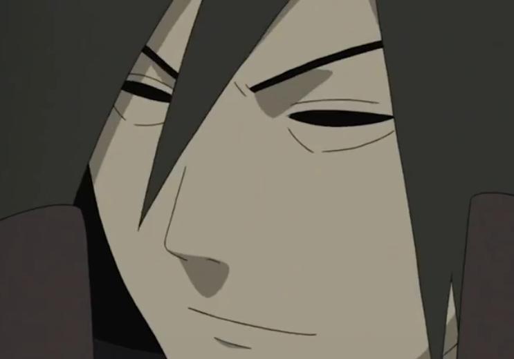 Madara has no eyes when he is resurrected, and he can listen to the ...