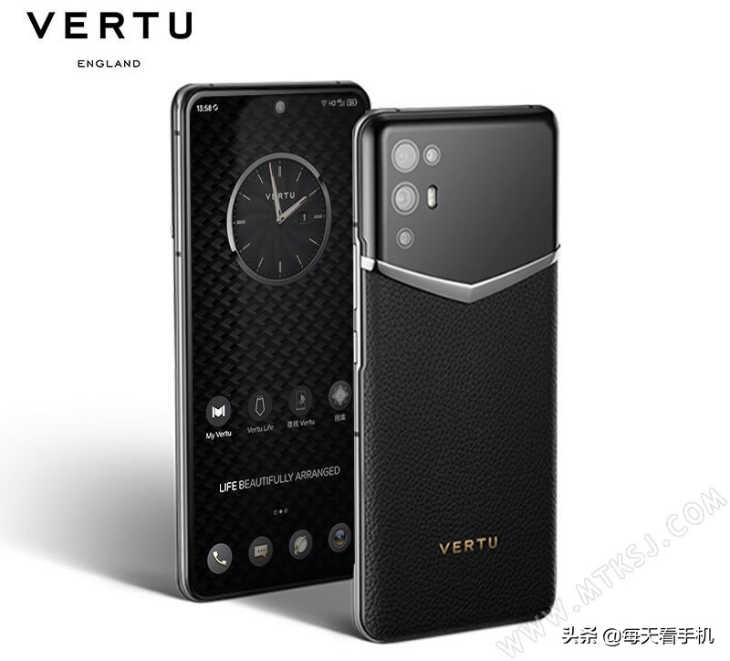 Vertu's new machine iVertu 5G is on the market!A cell phone piled up ...