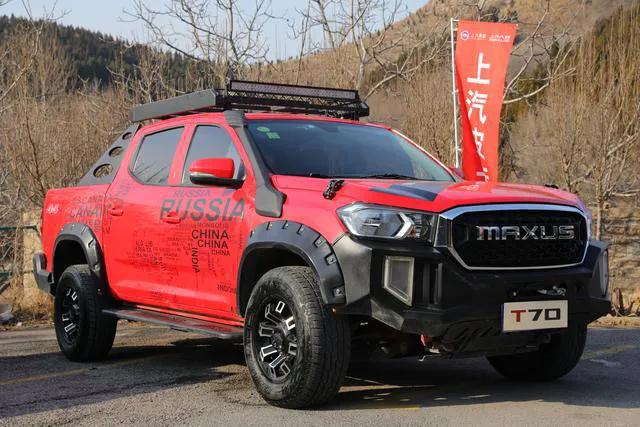 SAIC version of "Raptor" unveiled, MAXUS T70 real car, hard-core ...